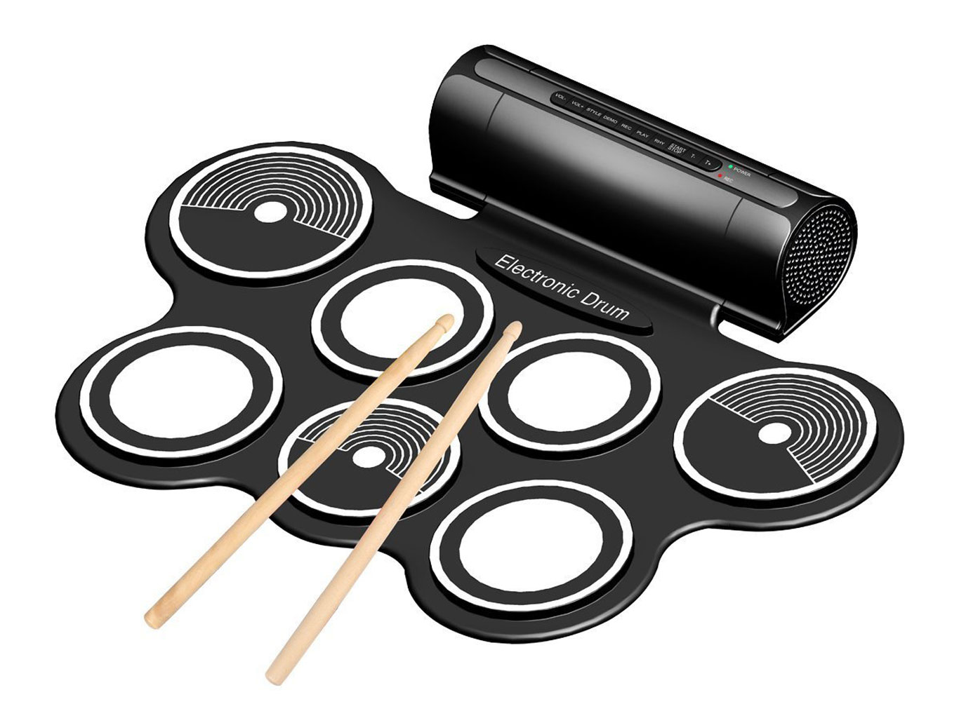 Silicone Electronic Drum Set - I Love That Gadget