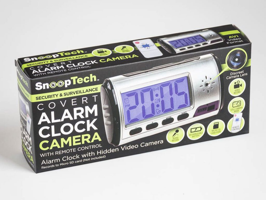 Covert Alarm Clock Camera - I Love That Gadget
